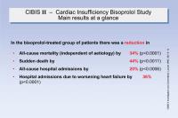 CIBIS II - Cardiac Insufficiency Bisoprolol Study (12 Abbildungen)